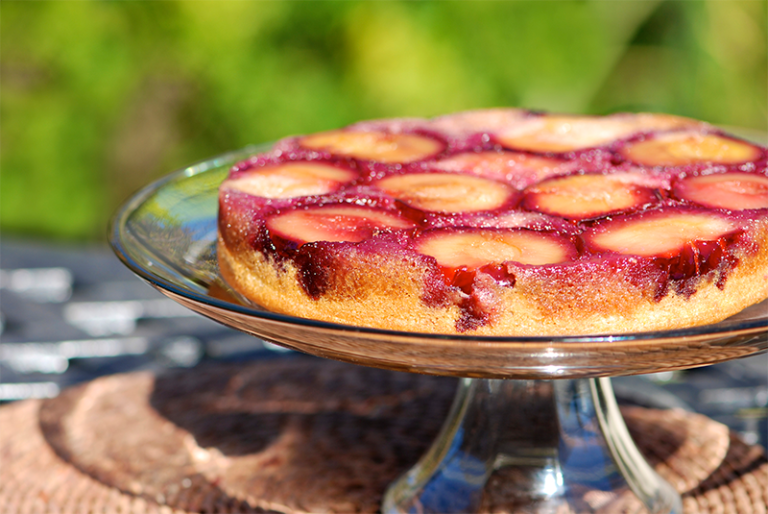 Plum Upside Down Cake - YMCA of Central Florida